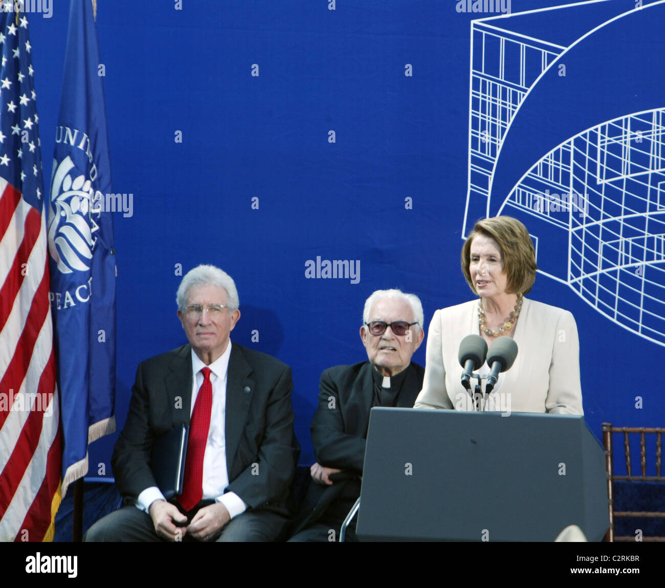 Richard Solomon, Rev. Theodore Martin Hesburgh and President George ...
