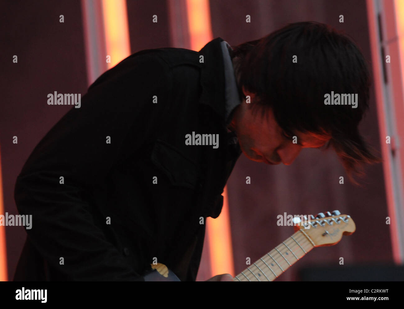 Radiohead perform live on the first night of their European tour at ...