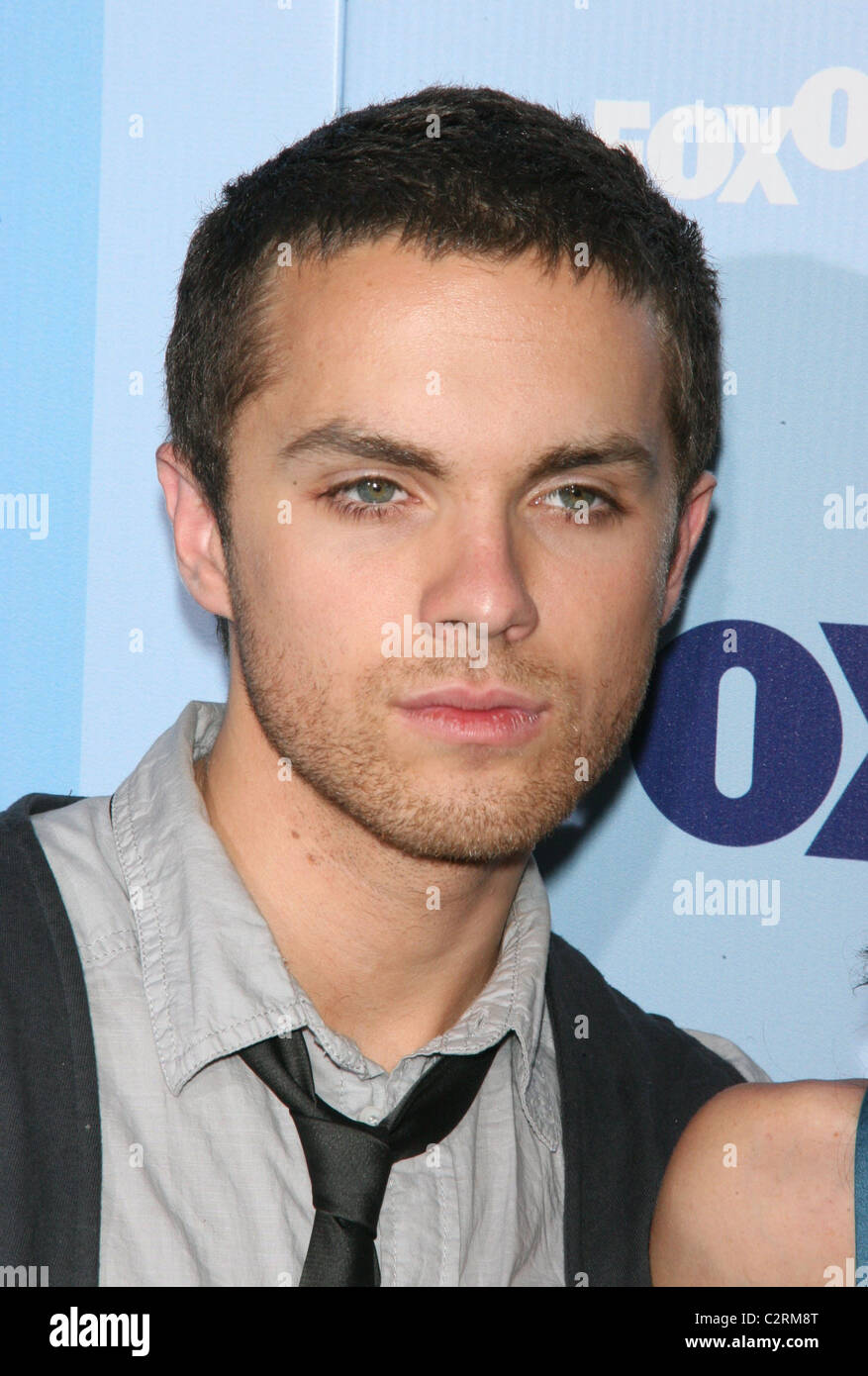 Thomas Dekker 2008 FOX Upfront at Wollman Rink in Central Park ...