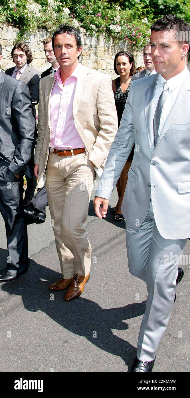 Gary Kelly and Ian Harte Wedding of Robbie Keane and Claudine Palmer ...