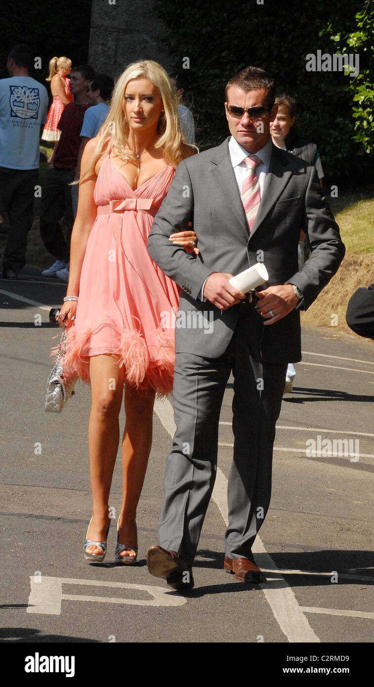 Jane Cunningham and Shay Given Wedding of Robbie Keane and Claudine ...