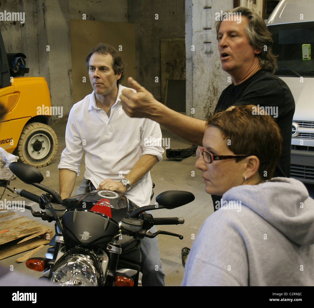 Filming stunt scenes on the movie set for 'G. I. Joe' Prague, Czech ...