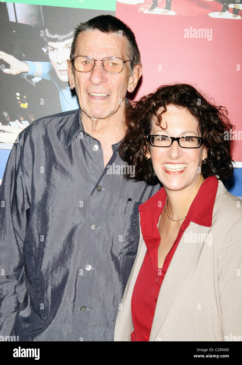 Leonard Nimoy and Elizabeth Kalodner Leonard Nimoy promotes the Star ...