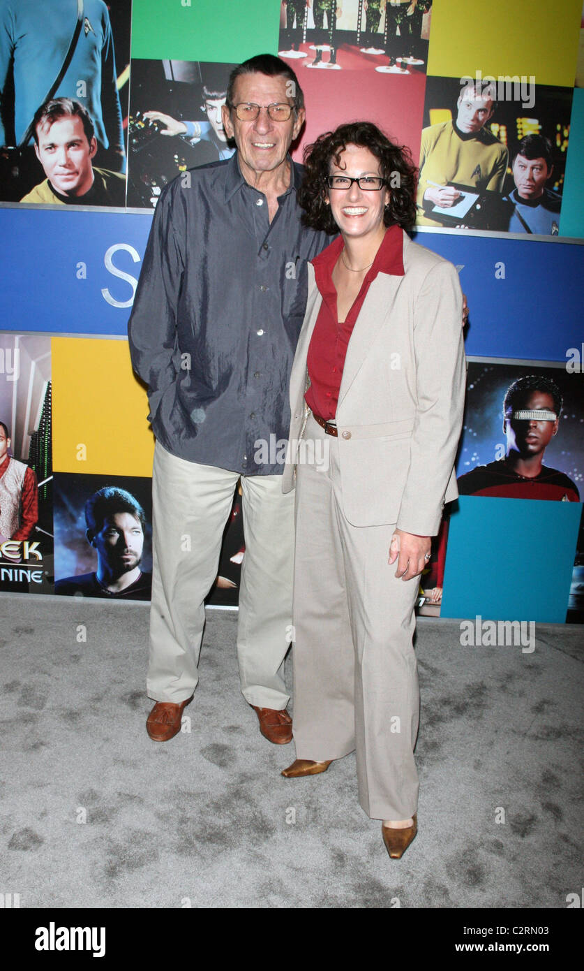 Leonard Nimoy and Elizabeth Kalodner Leonard Nimoy promotes the Star ...