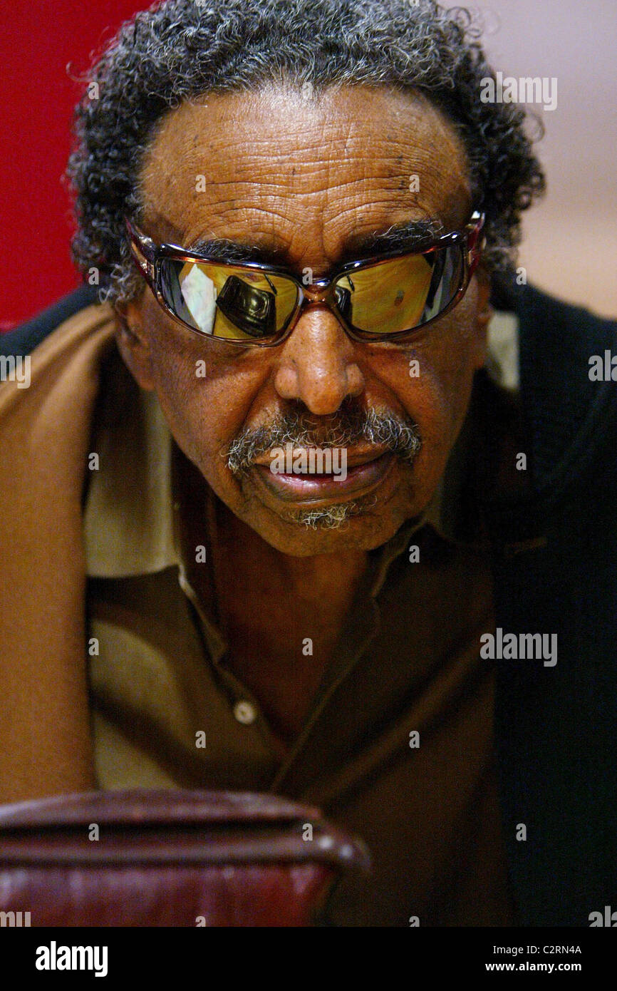 Jazz percussionist Foreststorn 'Chico' Hamilton performs and signs ...