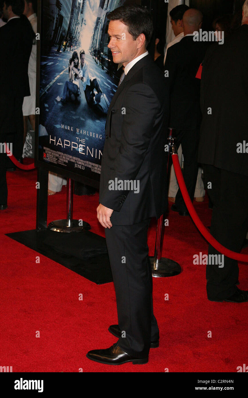 Mark Wahlberg Premiere of 'The Happening' at the Ziegfeld Theatre New ...