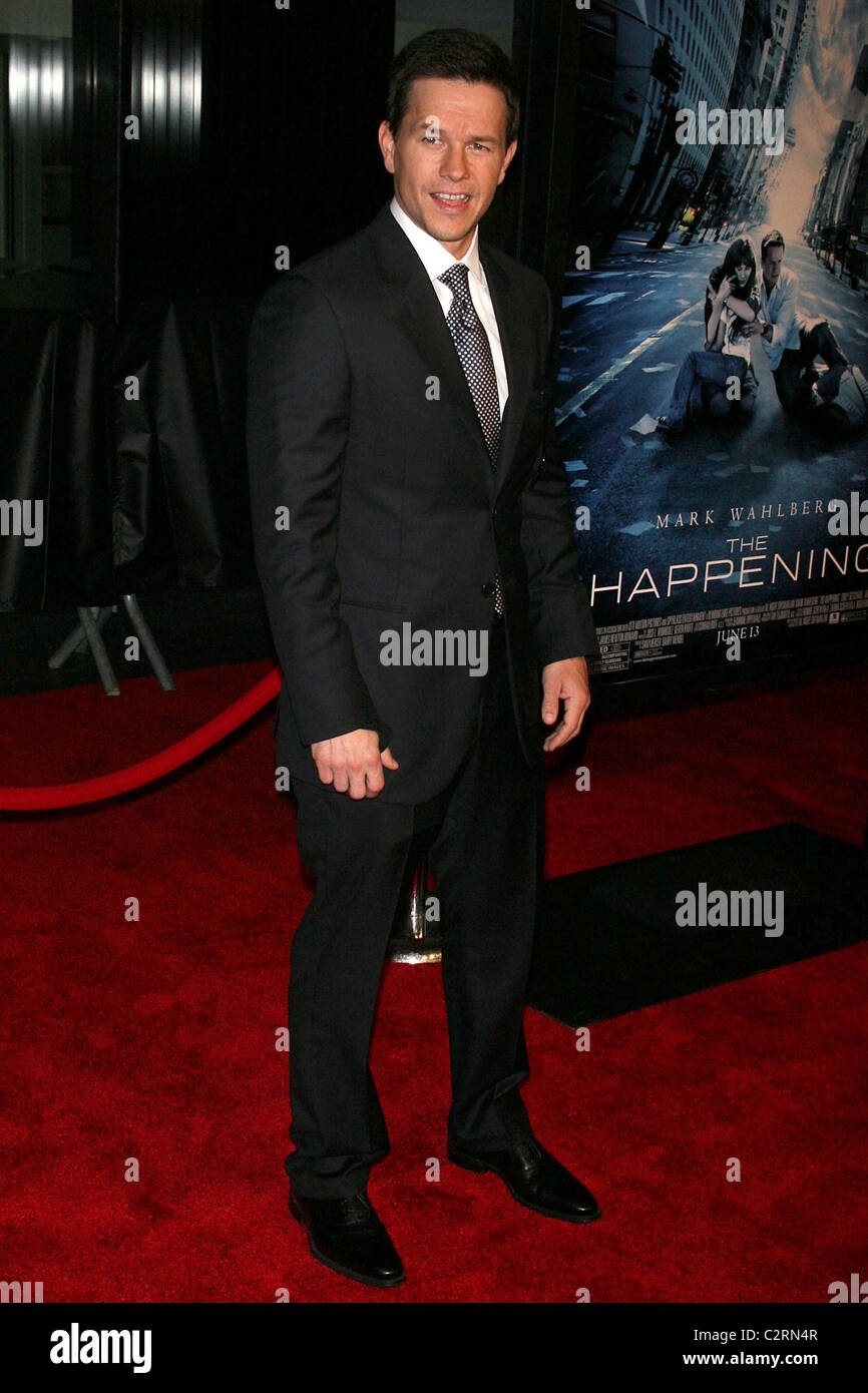 Mark Wahlberg Premiere of 'The Happening' at the Ziegfeld Theatre New ...