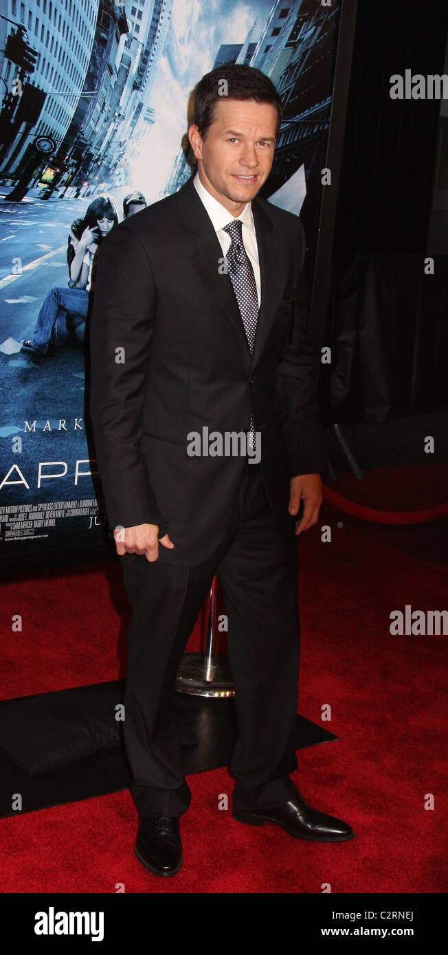 Mark Wahlberg Premiere of 'The Happening' at the Ziegfeld Theatre New ...