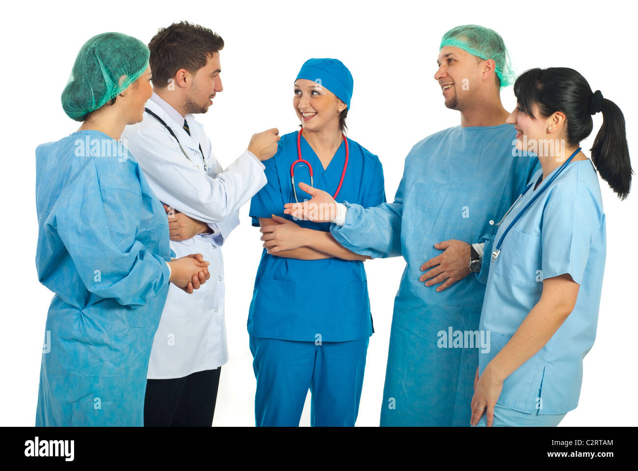 Young nurses laughing hi-res stock photography and images - Alamy