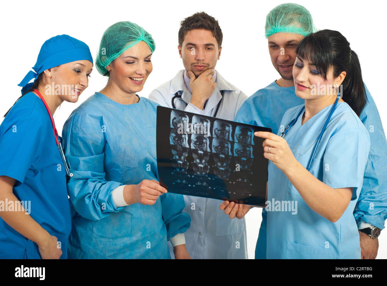 Nurses doctors magnetic resonance hi-res stock photography and images ...