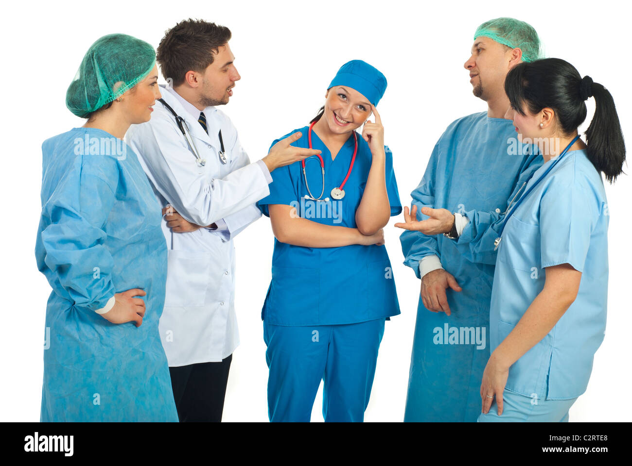 Nurses and doctors arguing hi-res stock photography and images - Alamy