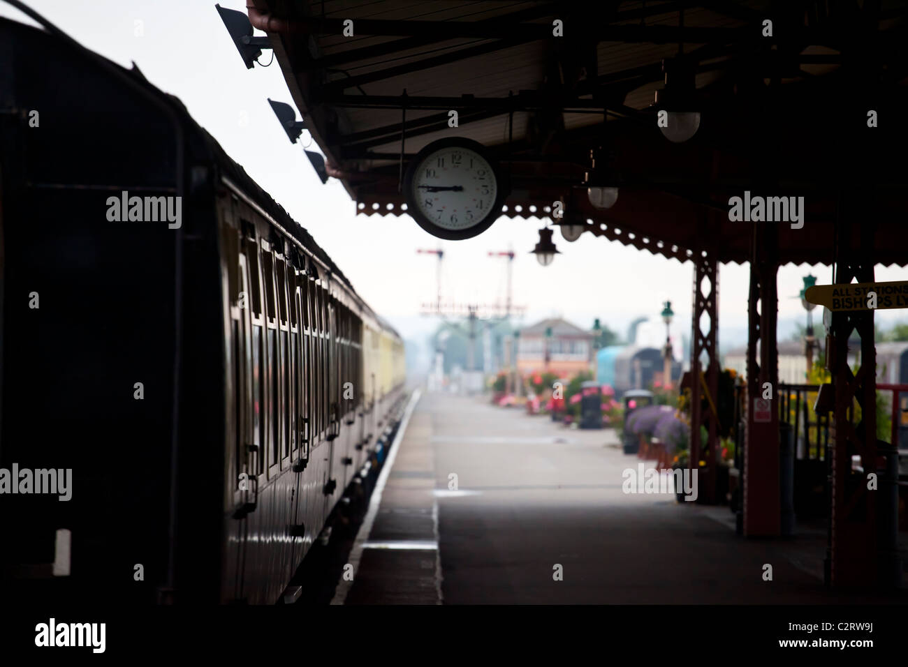 the steam Railway Museum in Minehead Somerset Stock Photo - Alamy