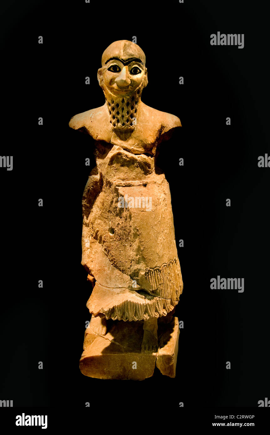 temple of Ishtar 3 rd millennium BC Mari Tell Hariri Syria Tell Hariri ...