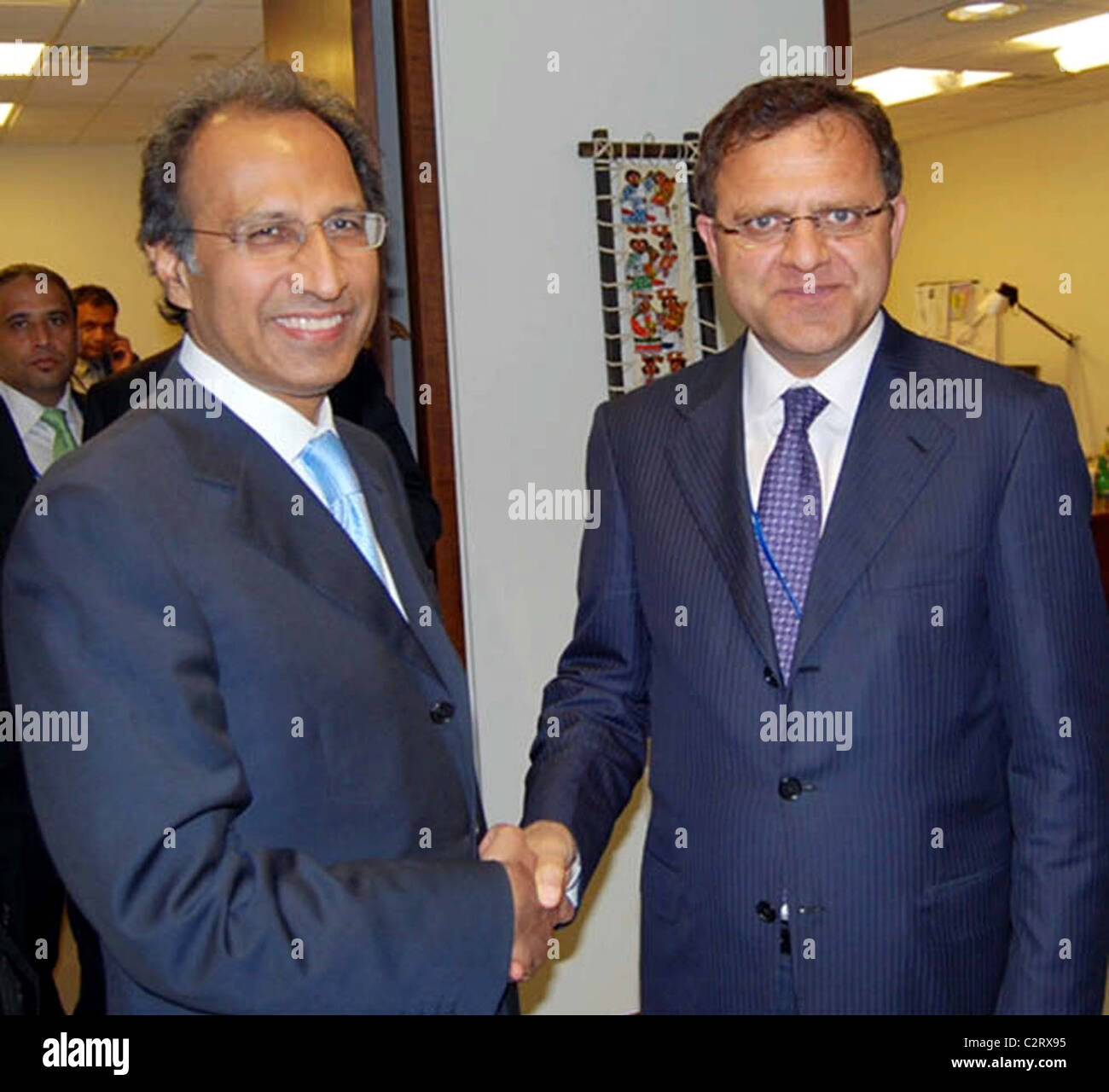 Pakistan finance minister dr abdul hafeez sheikh shakes hand hi-res ... Pakistan finance minister dr abdul hafeez sheikh shakes hand hi-res ...
