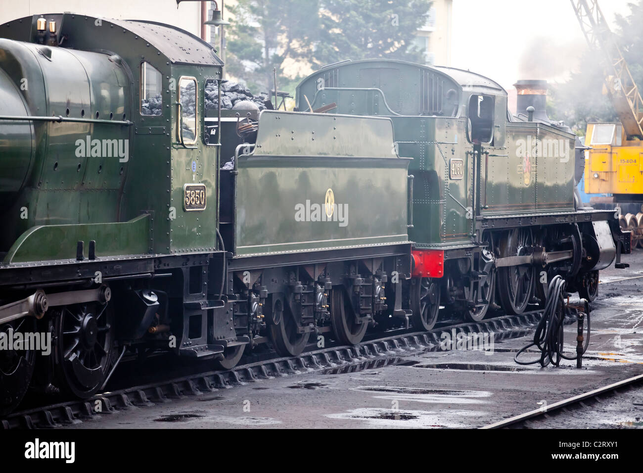 the steam Railway Museum in Minehead Somerset Stock Photo - Alamy