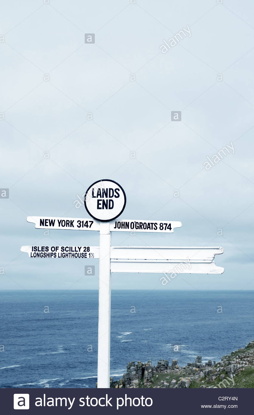 Lands End Sign Stock Photos & Lands End Sign Stock Images - Alamy