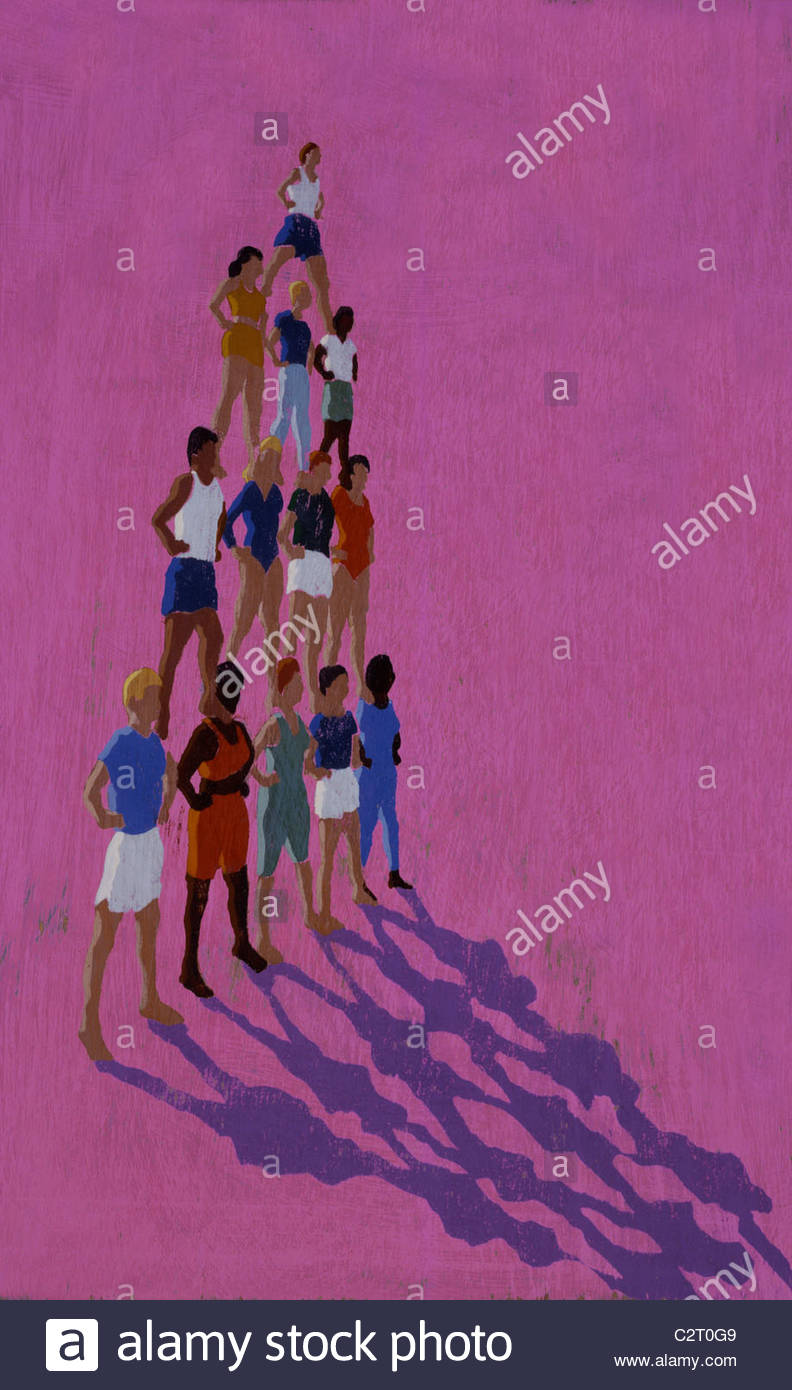 Cheerleader Pyramid Stock Photos & Cheerleader Pyramid Stock Images - Alamy