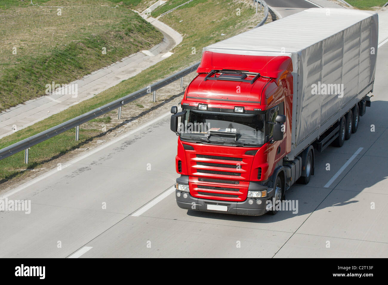 Truck running on freeway hi-res stock photography and images - Alamy