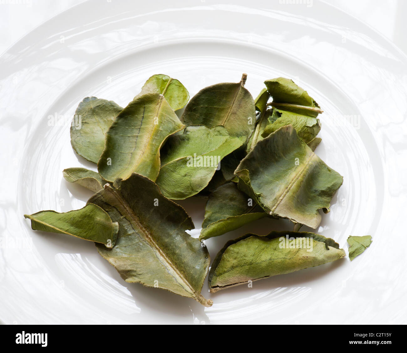 Dried lime leaves hi-res stock photography and images - Alamy