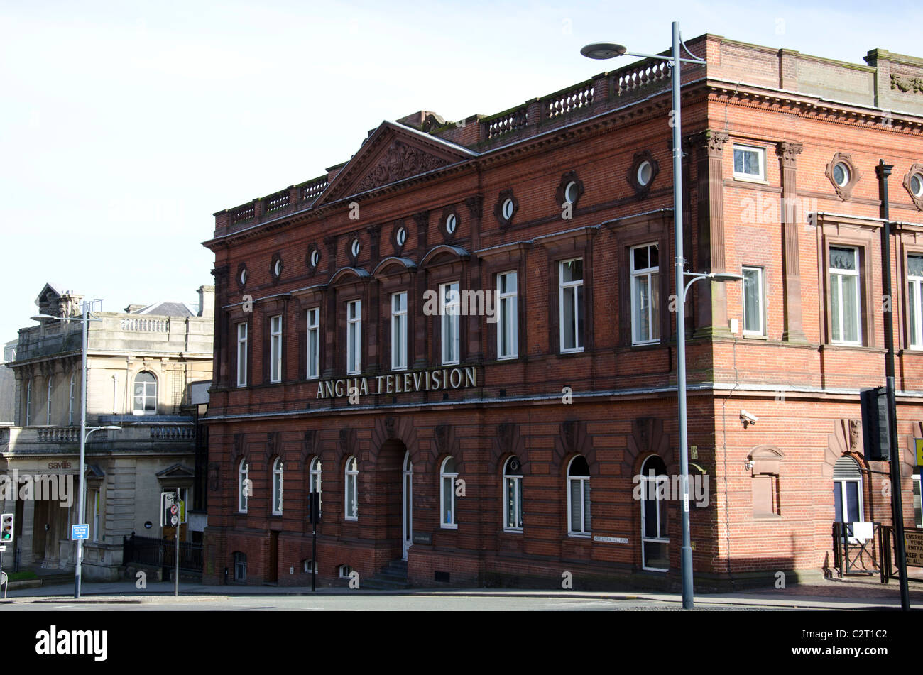 Anglia Television building in the centre of Norwich, Norfolk, England ...