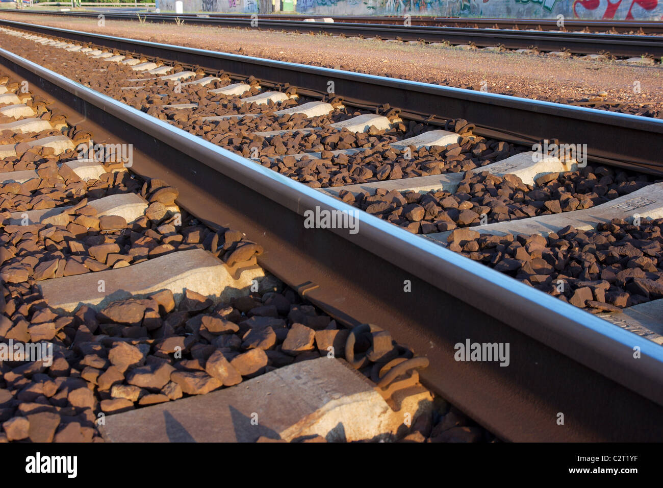 Straight railway hi-res stock photography and images - Alamy