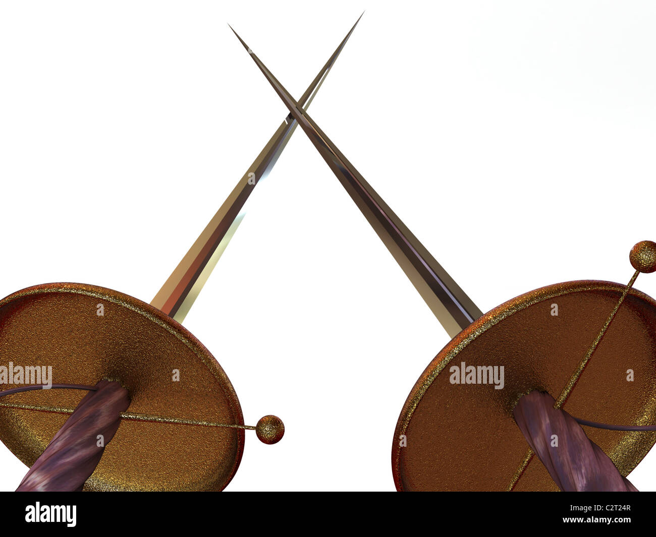 Crossing swords hi-res stock photography and images - Alamy