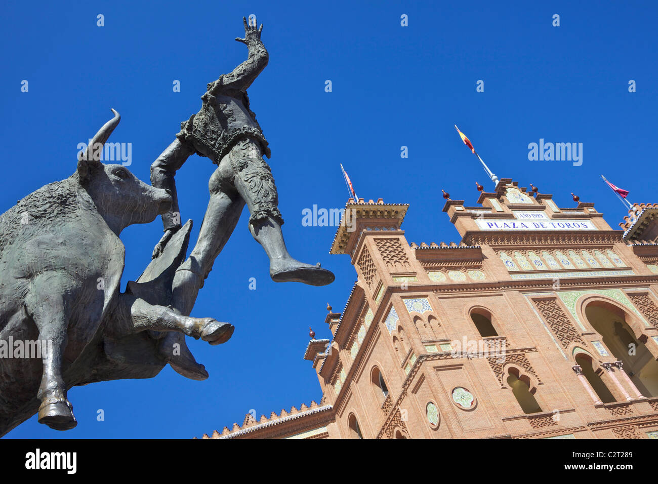 Monument to the matador Jose Cubero, El Yiyo, near Las Ventas bullring ...