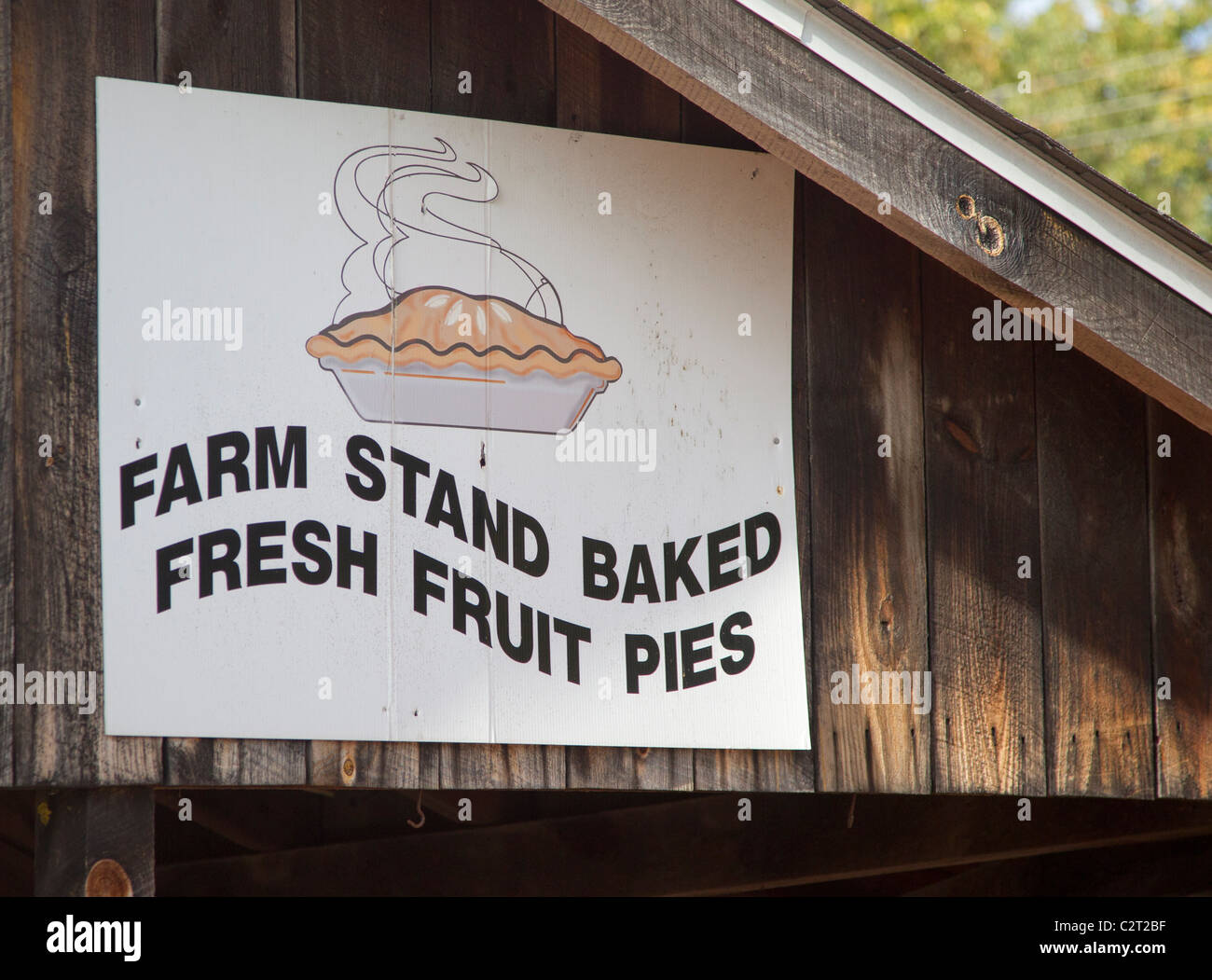 Sign at a farm stand Stock Photo - Alamy