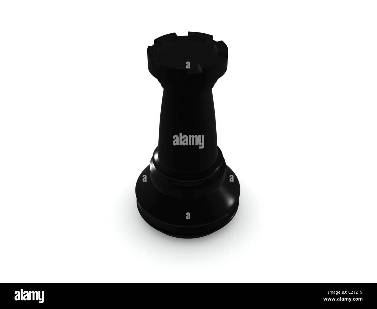 black rook. 3d Stock Photo - Alamy