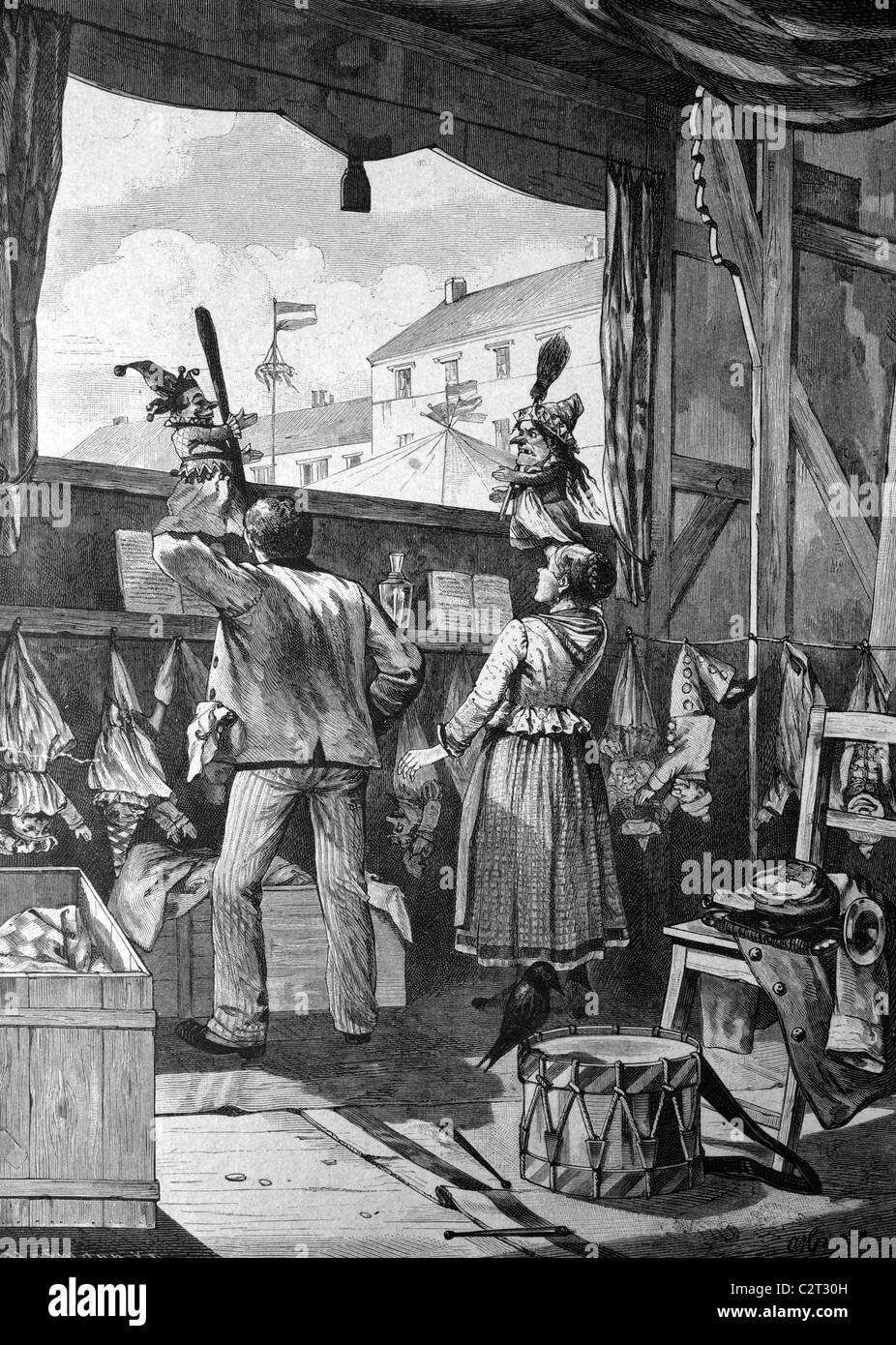 Demonstration theatre Black and White Stock Photos & Images - Alamy