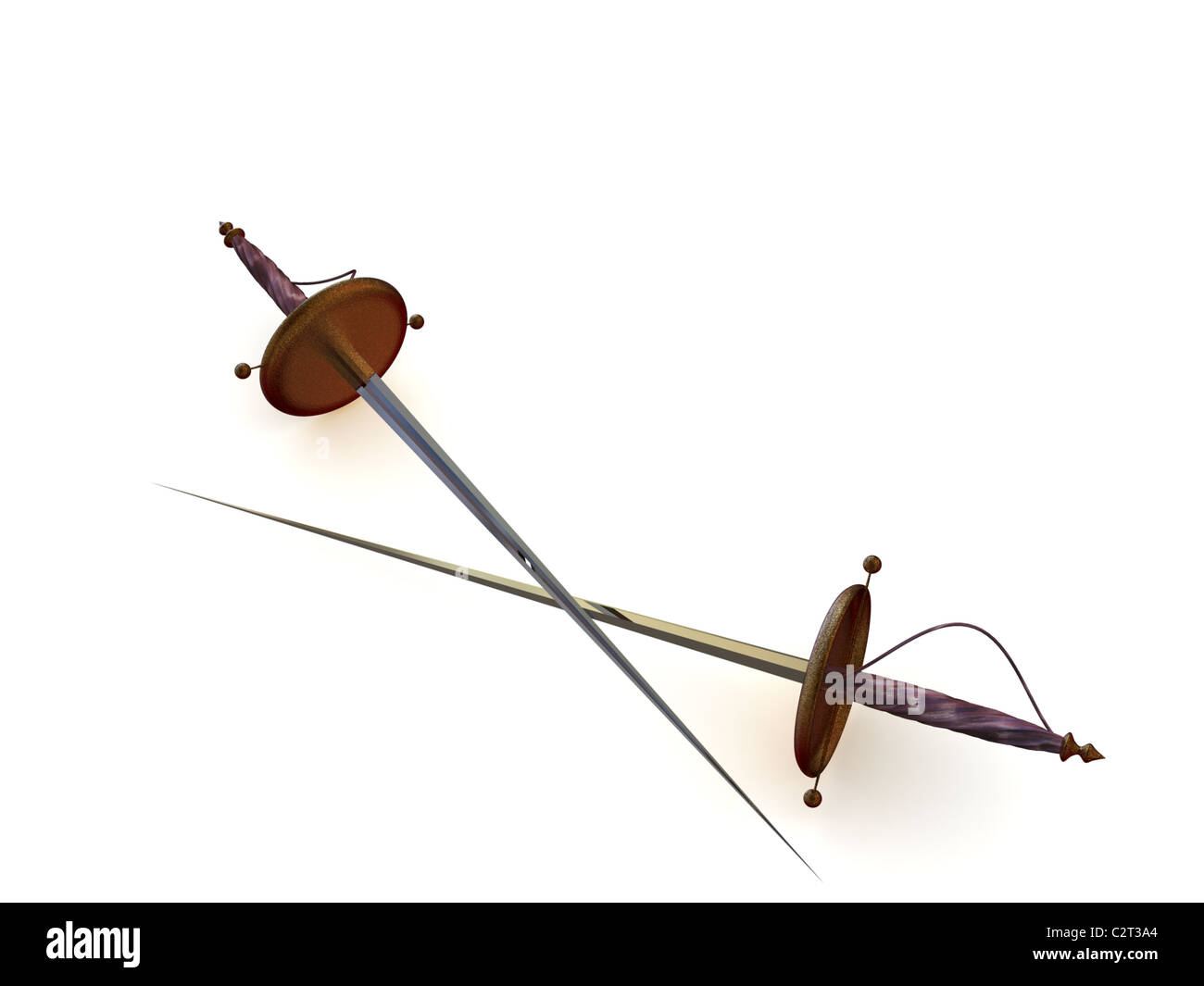 Duel with swords hi-res stock photography and images - Alamy