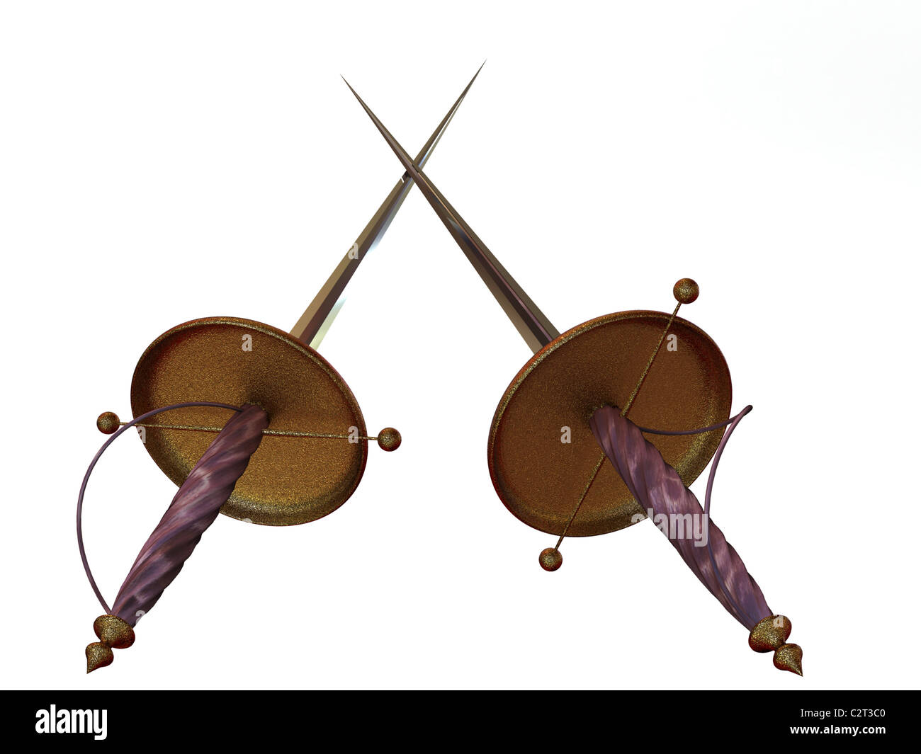 Crossing swords hi-res stock photography and images - Alamy