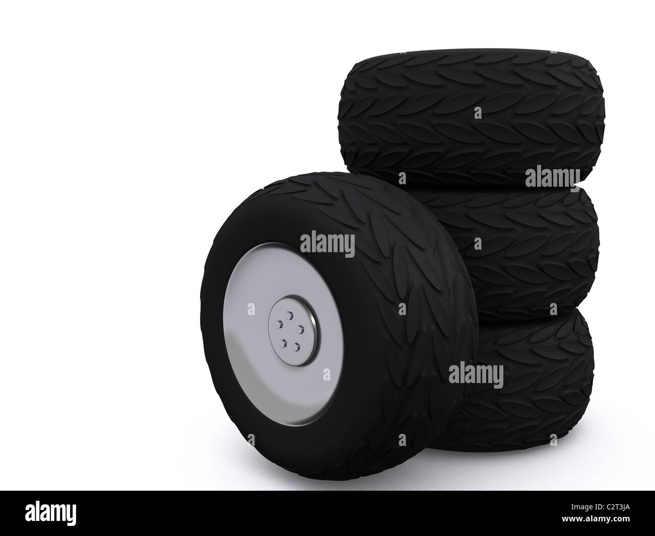 Chrome car wheels isolated hi-res stock photography and images - Alamy