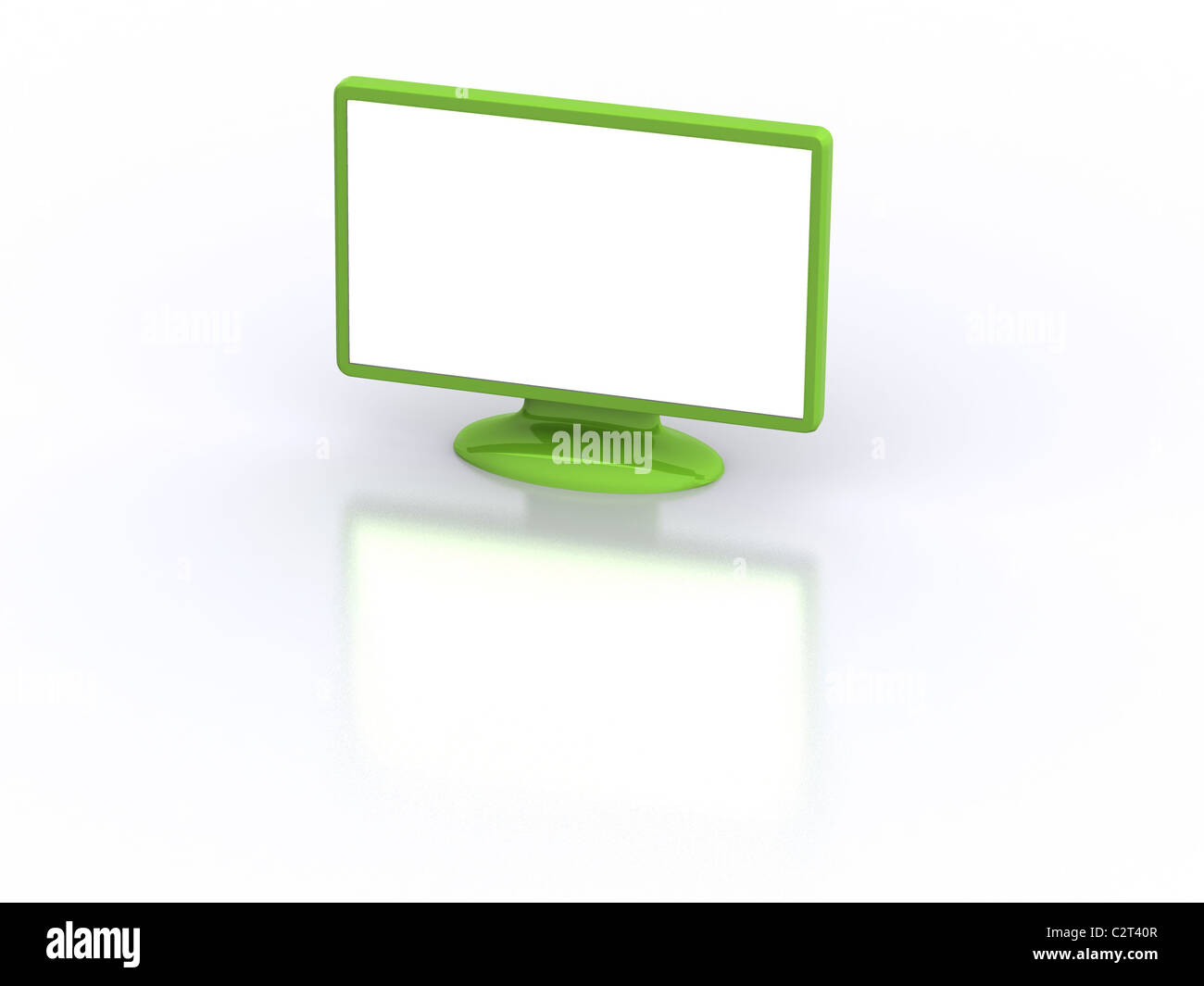 LCD monitor. technology office. 3D Stock Photo - Alamy