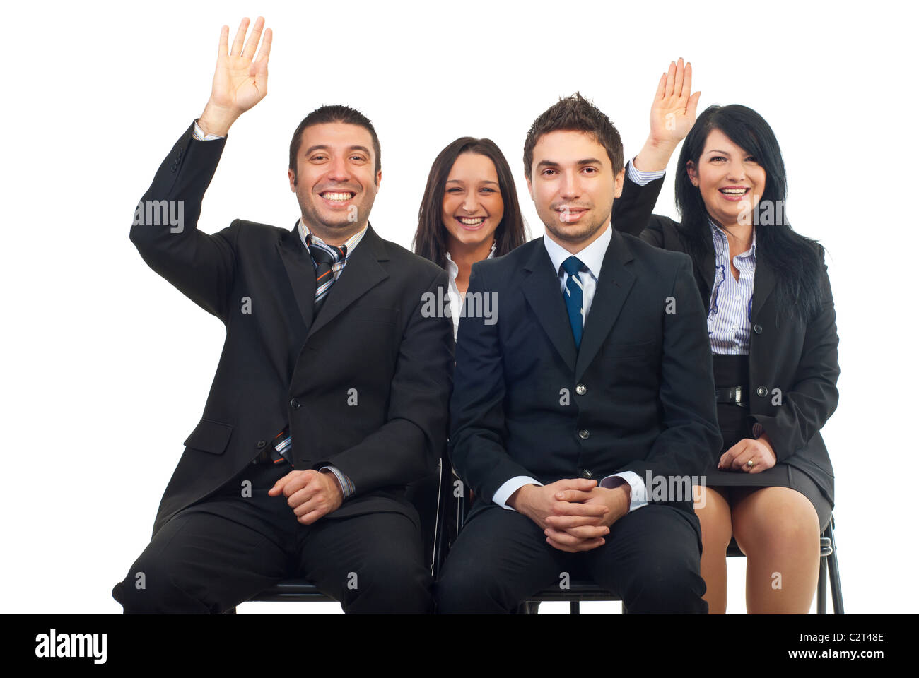 Raise hands hi-res stock photography and images - Alamy