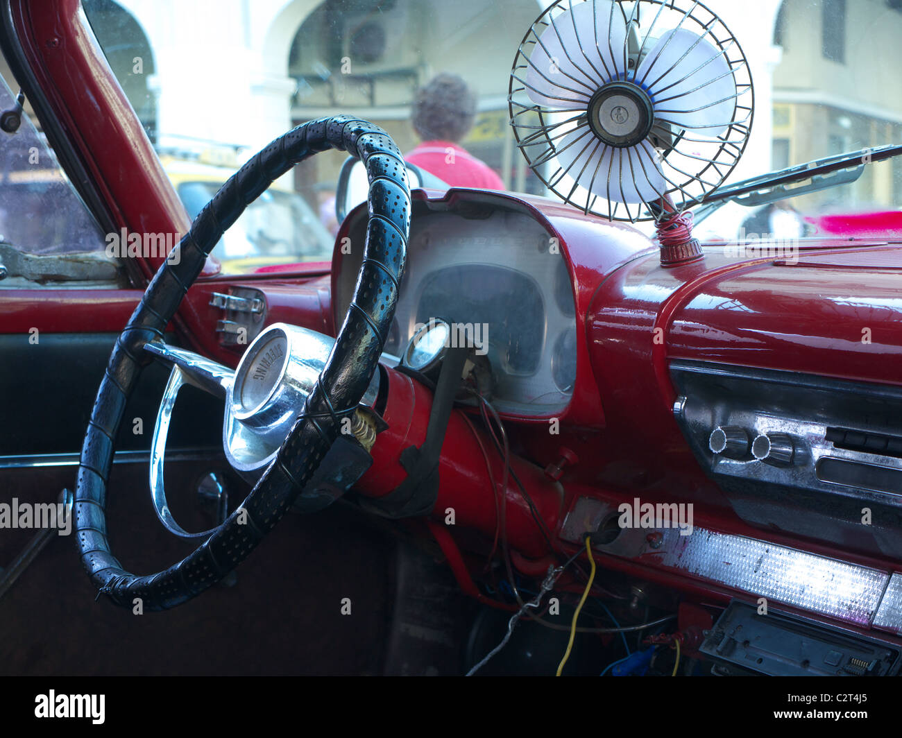 Fifties american car interior hi-res stock photography and images - Alamy