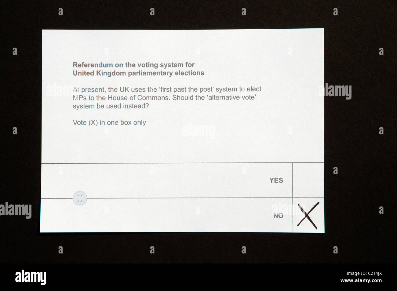 Voting paper hi-res stock photography and images - Alamy