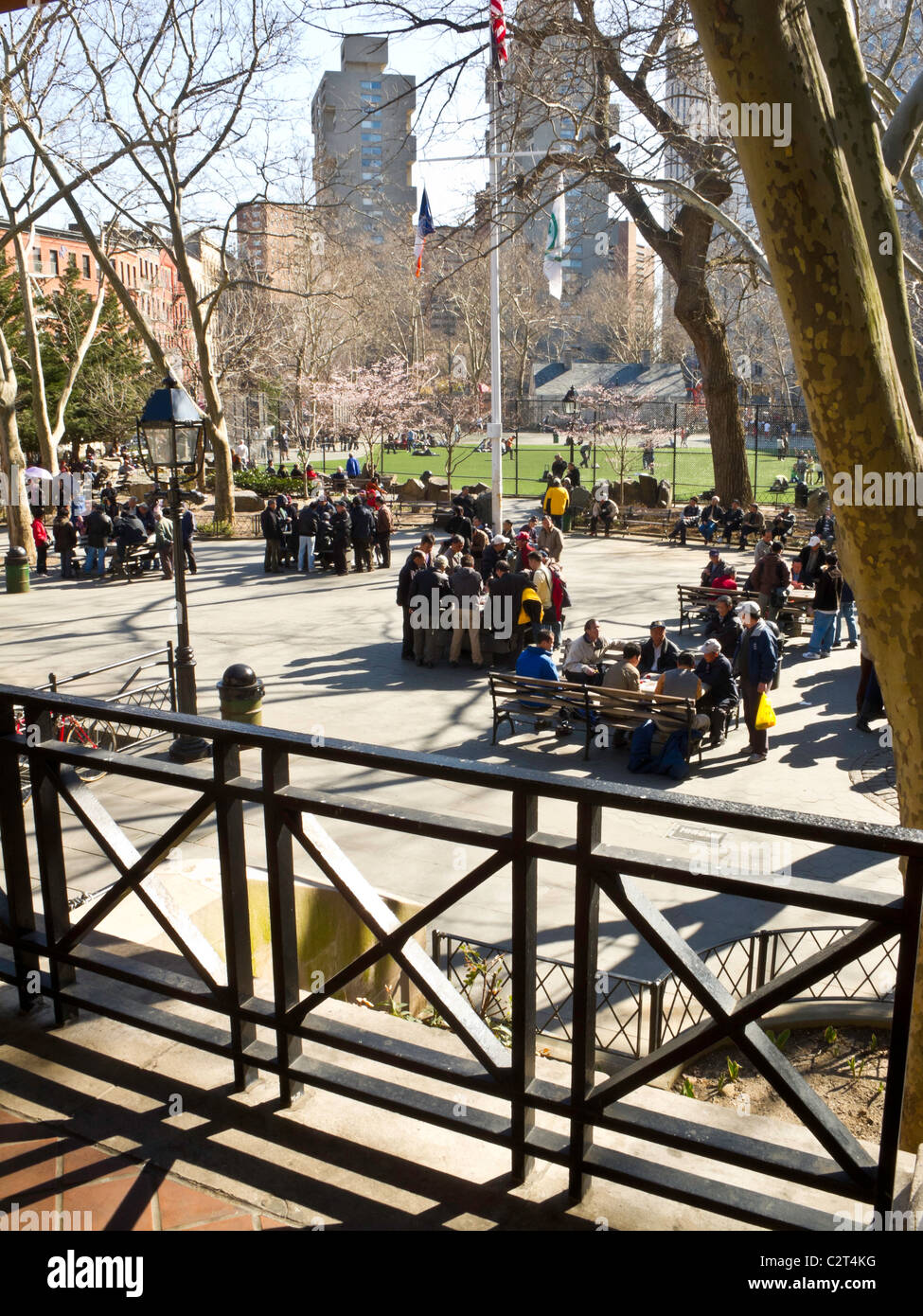 Columbus Park, Chinatown, NYC Stock Photo - Alamy