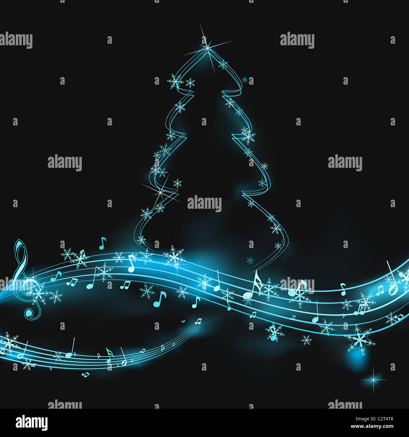 abstract neon winter artwork Stock Photo - Alamy