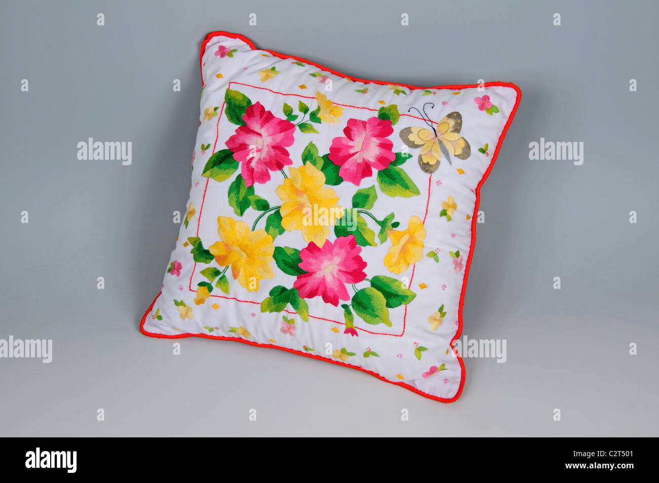 Embroidered Cushions Stock Photos & Embroidered Cushions Stock Images ...
