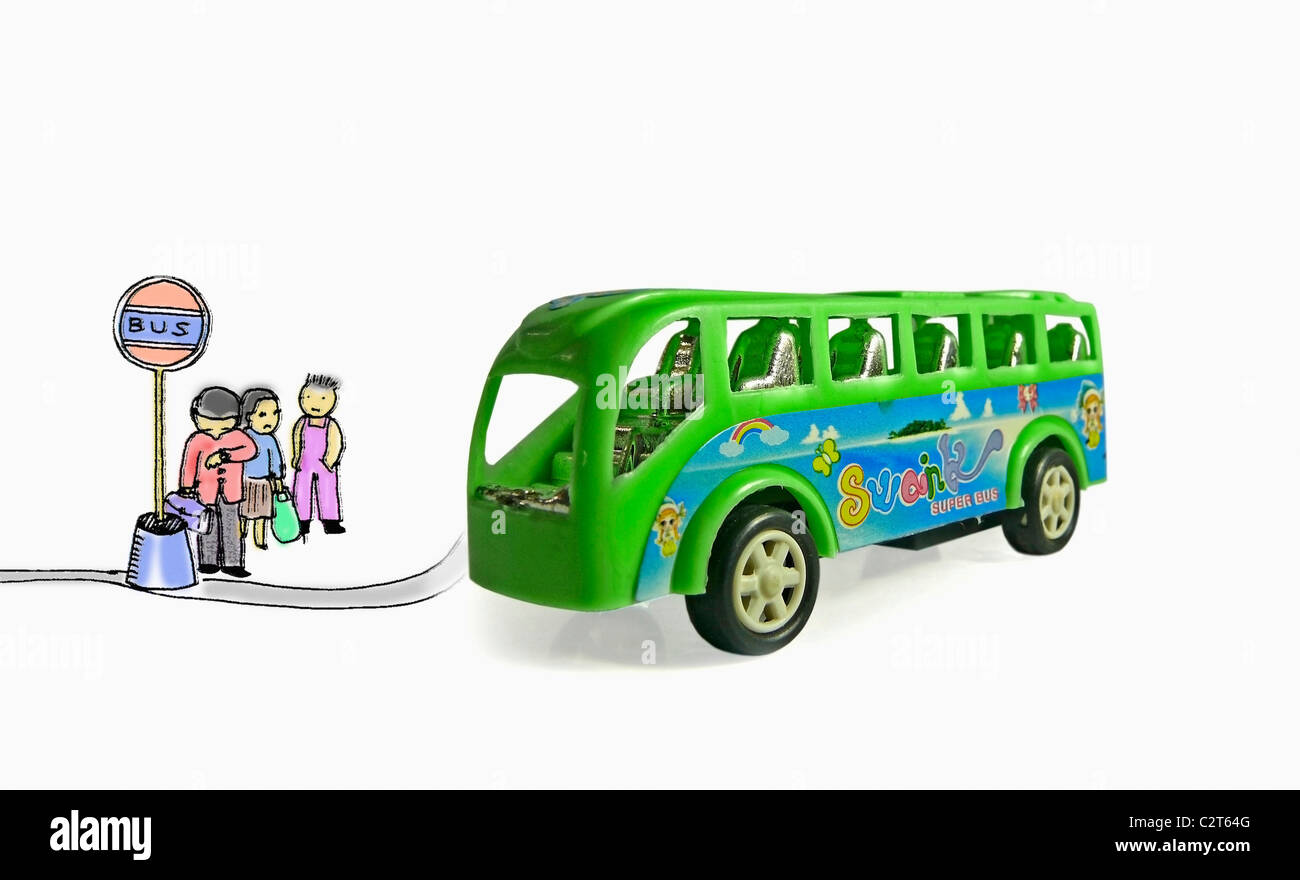 Bus toy hi-res stock photography and images - Alamy