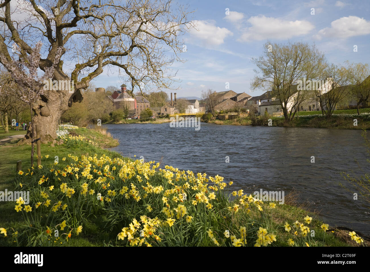Cockermouth Cumbria England UK April Jennings Brewery sited where the ...