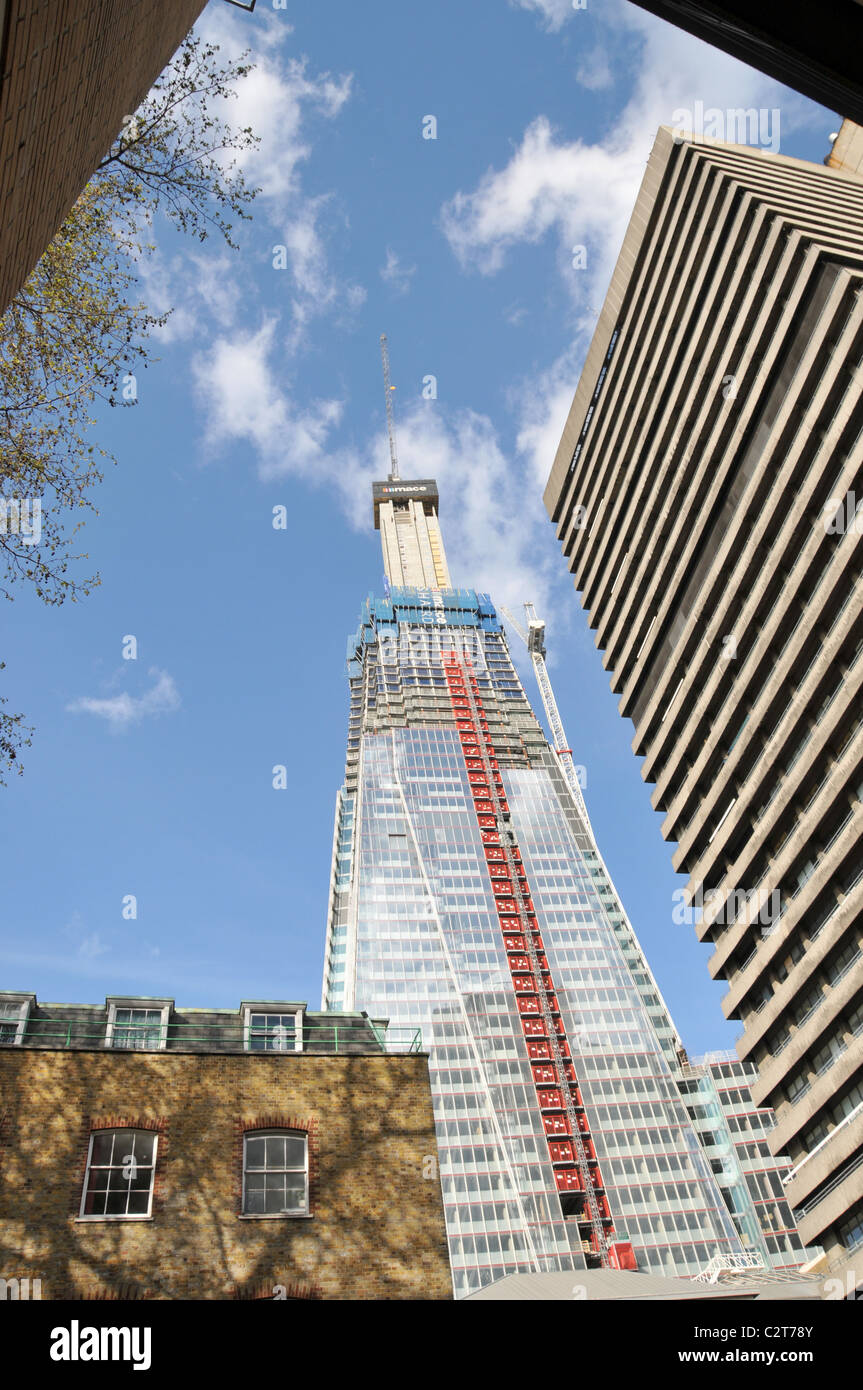 The Shard building London Bridge construction skyscraper tower Stock ...