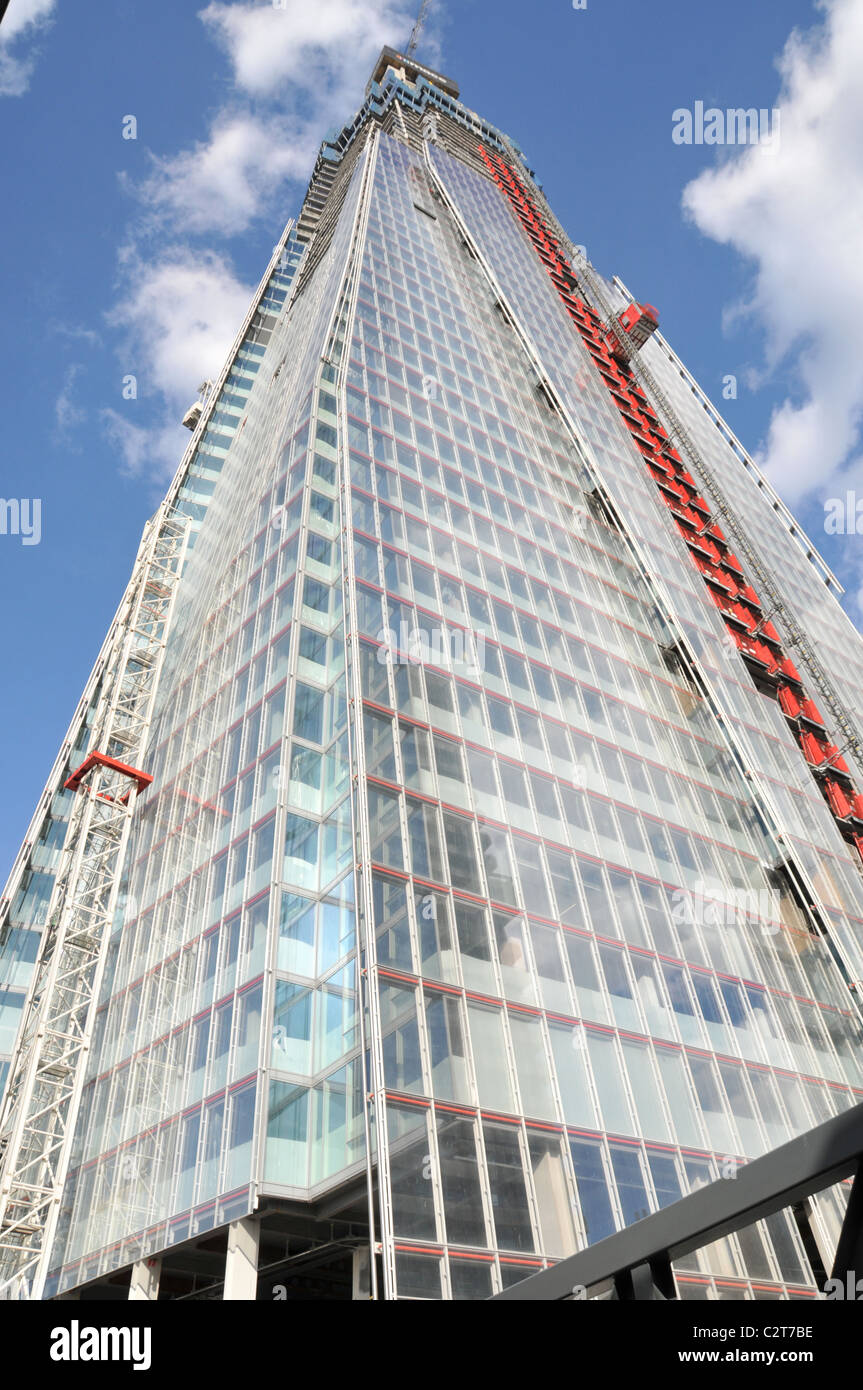 The Shard building London Bridge construction skyscraper tower Stock ...