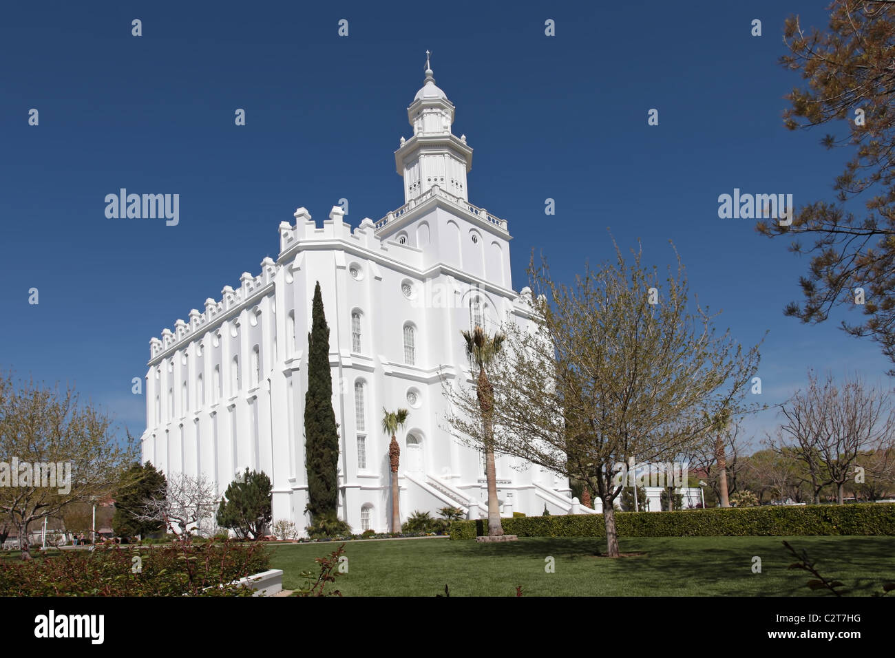 Mormon LDS Temple in St George, Utah. Church of Jesus Christ of Latter ...
