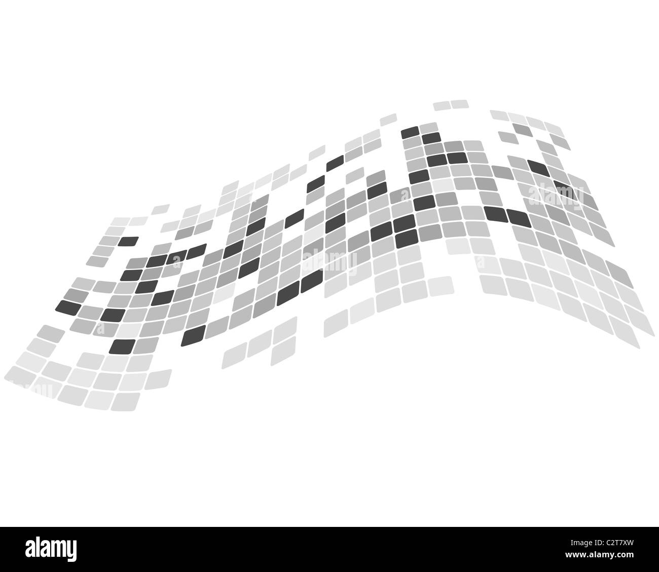 Background black tiles squares Cut Out Stock Images & Pictures - Alamy