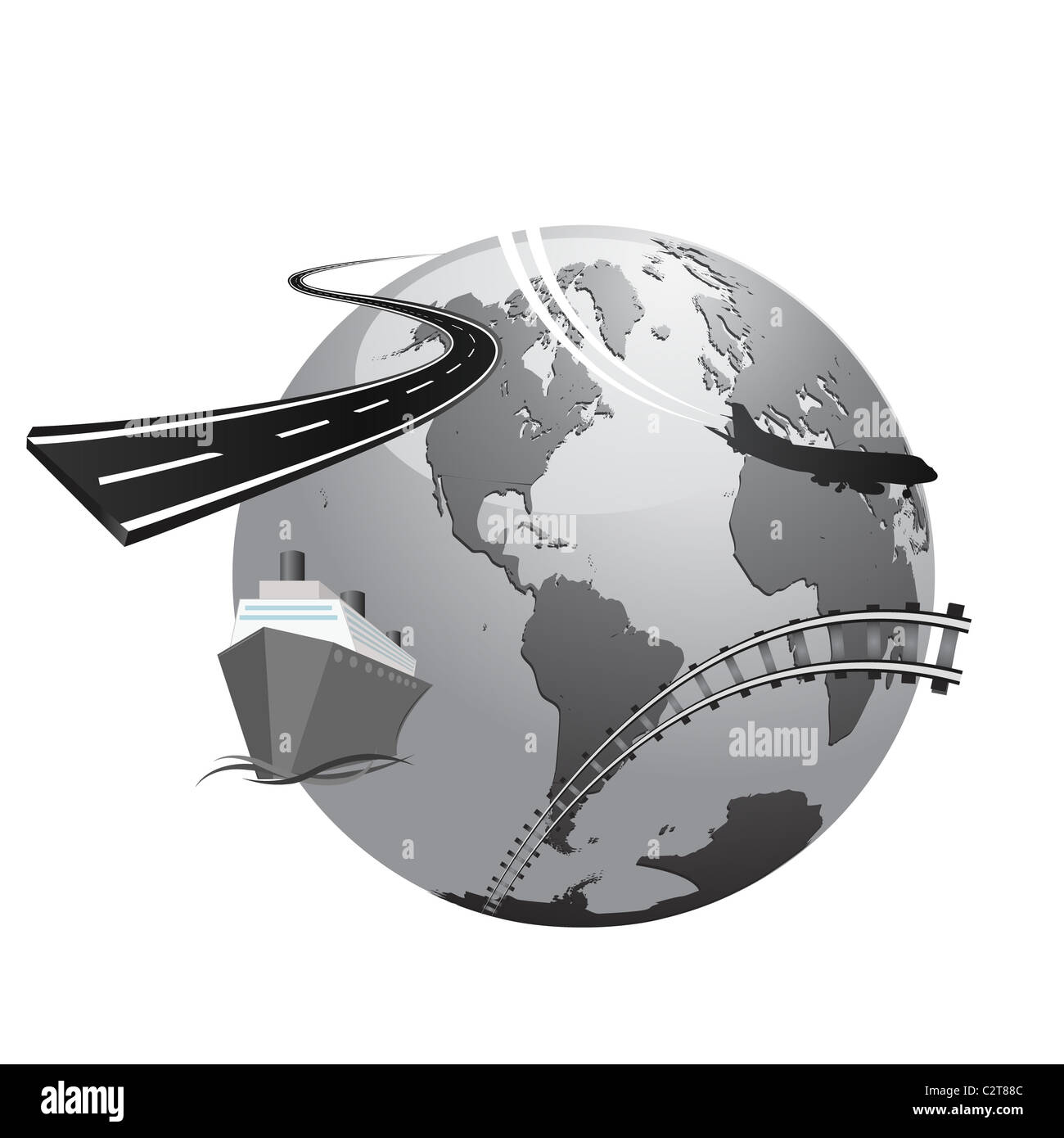 Transport world Cut Out Stock Images & Pictures - Alamy