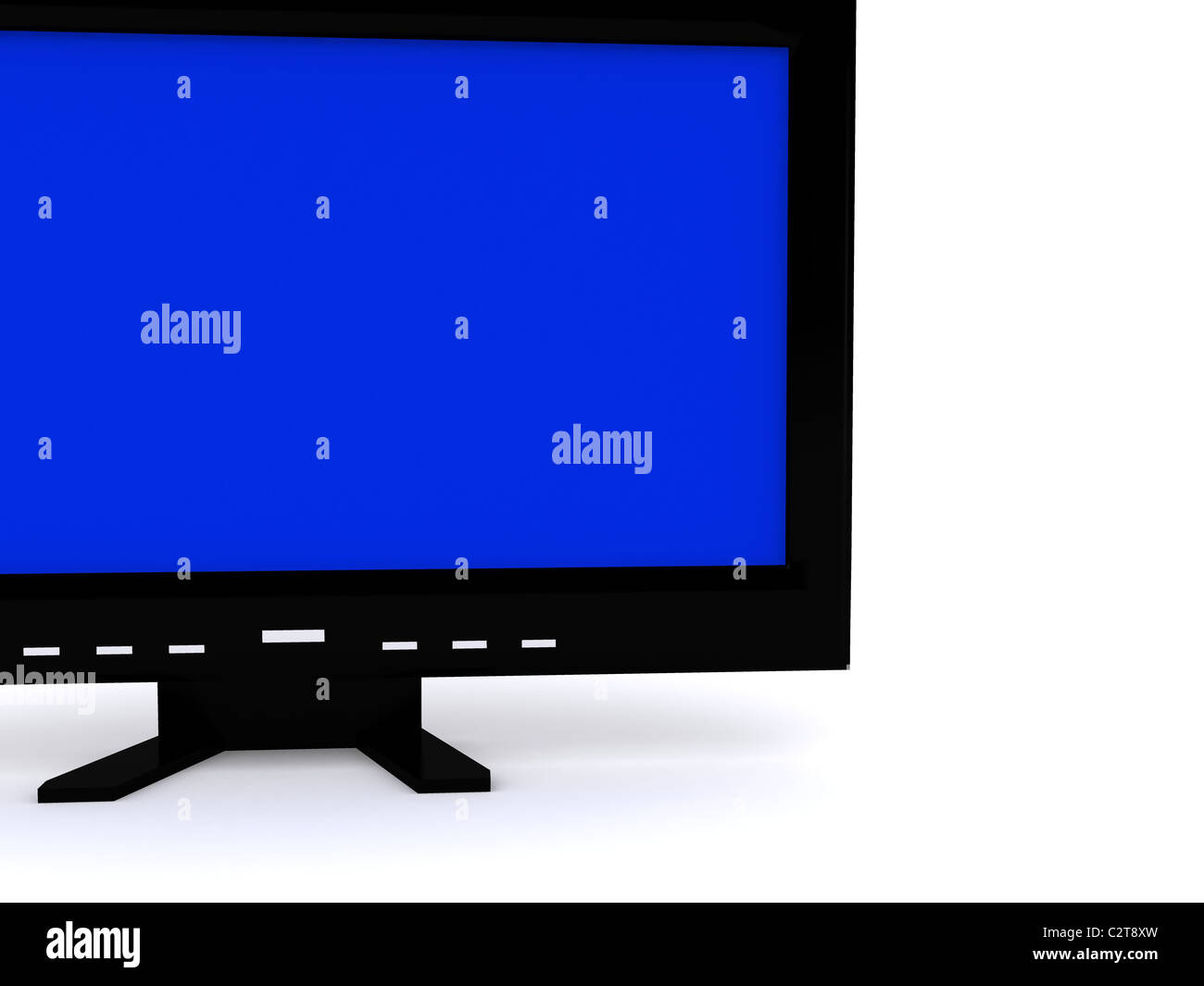 LCD monitor. technology office. 3D Stock Photo - Alamy