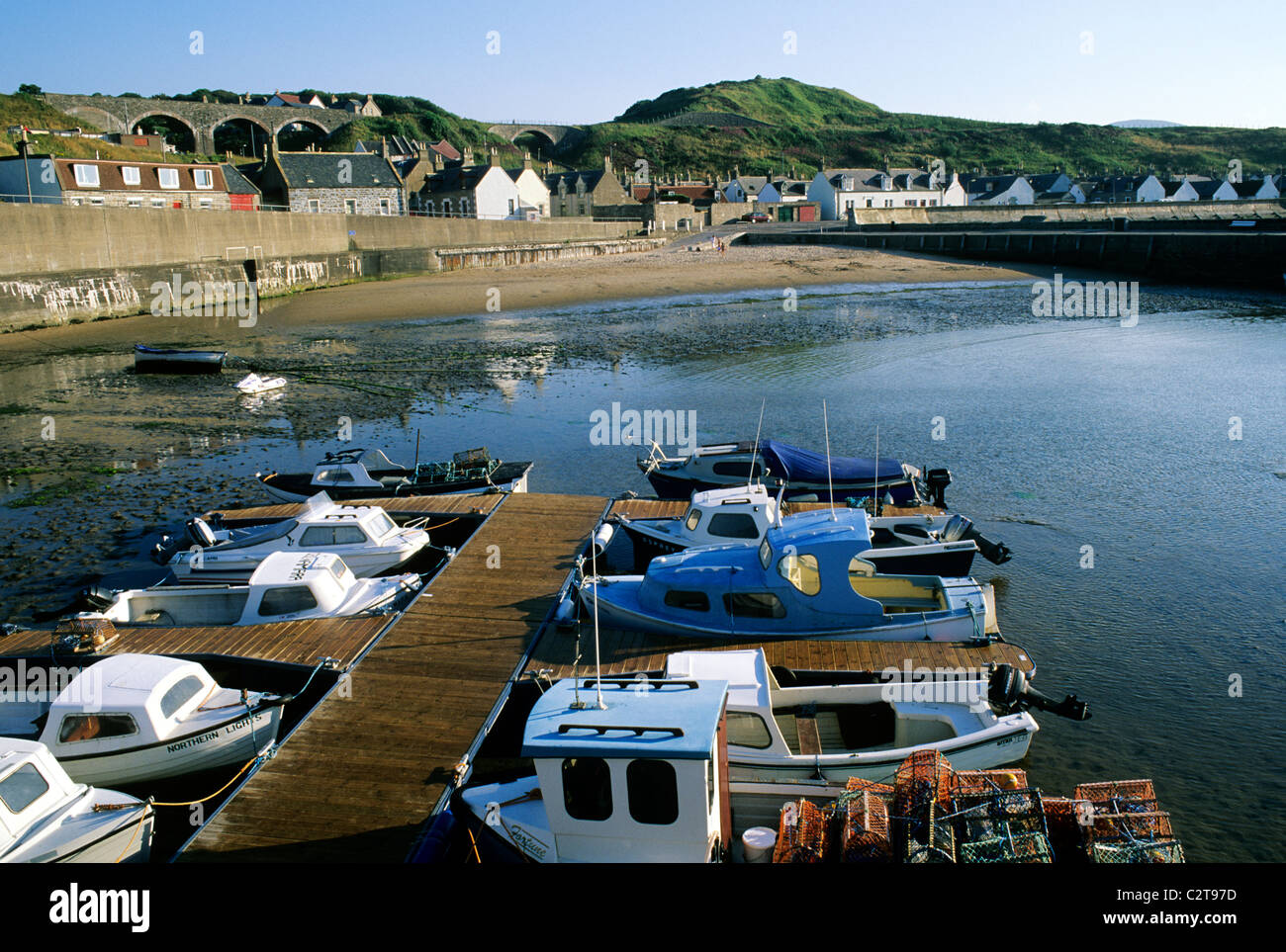Cullen, marina, harbour, Scotland Scottish harbours coast coastal ...