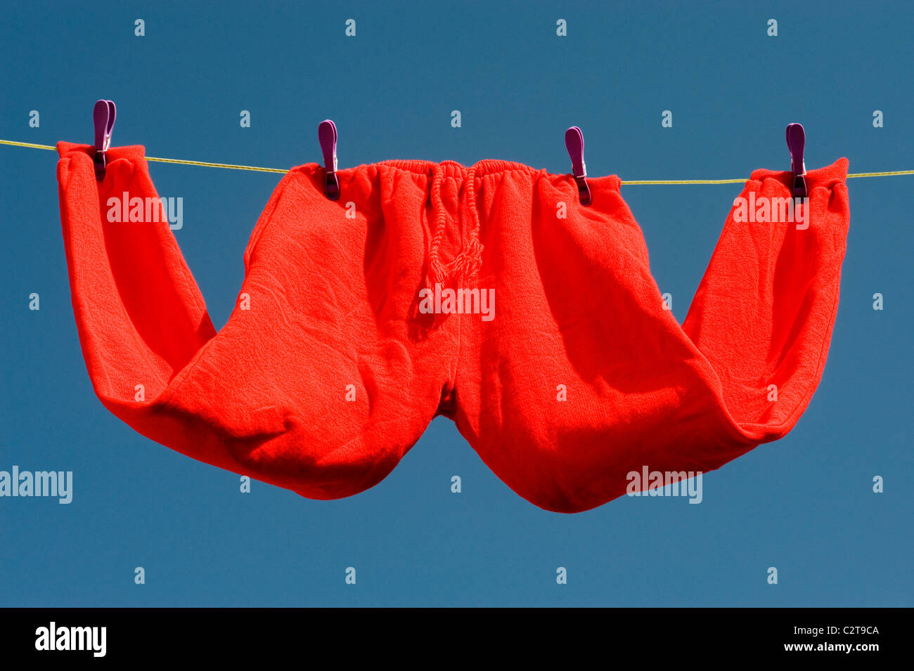Trousers On A Washing Line High Resolution Stock Photography and Images ...